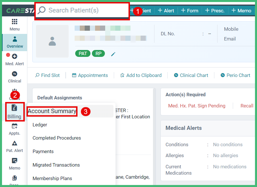 Send Email to Patients with Invoice and Payment Receipt – CareStack