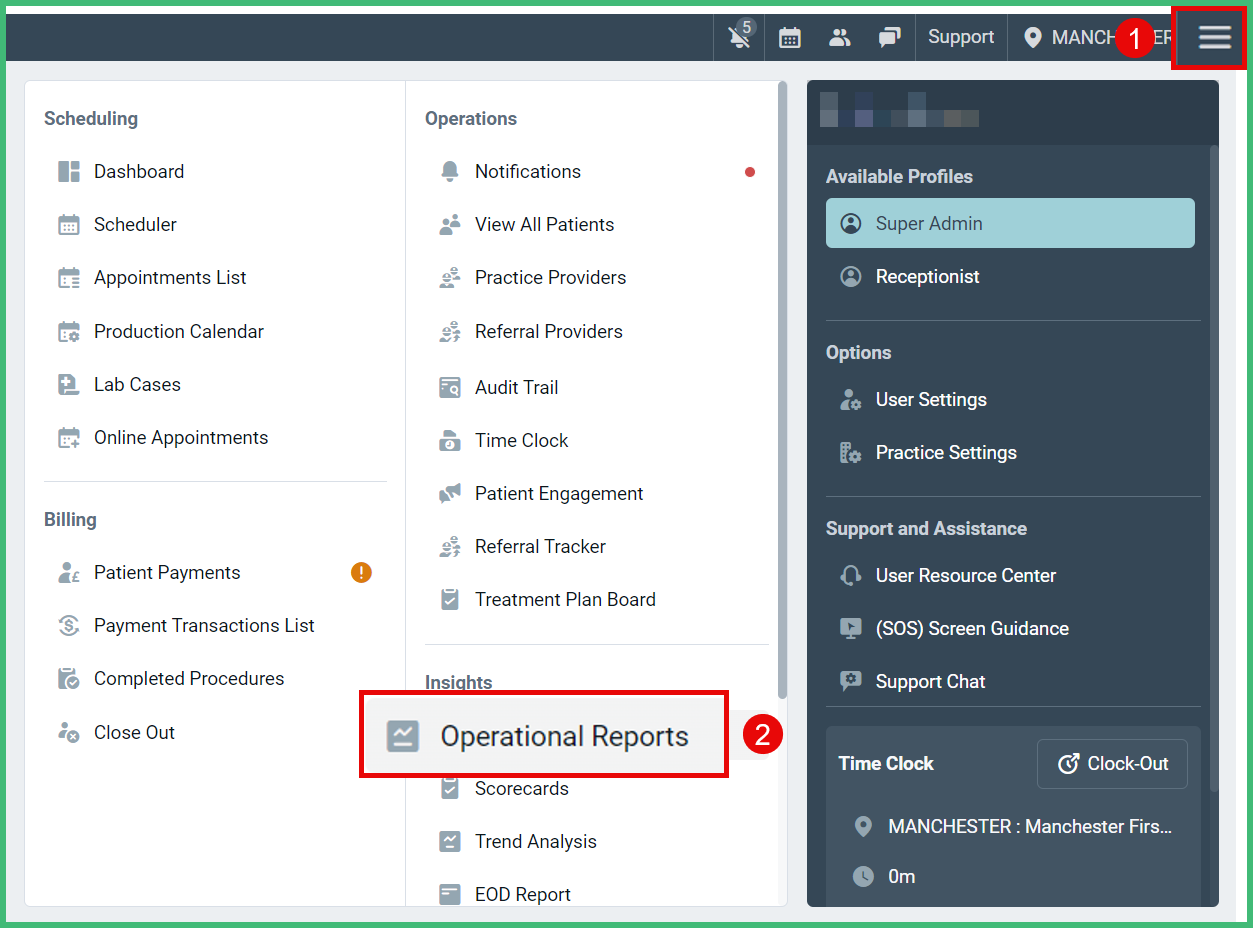 Refer Out Report – CareStack
