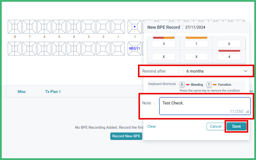 Explore the Basic Periodontal Examination Feature – CareStack