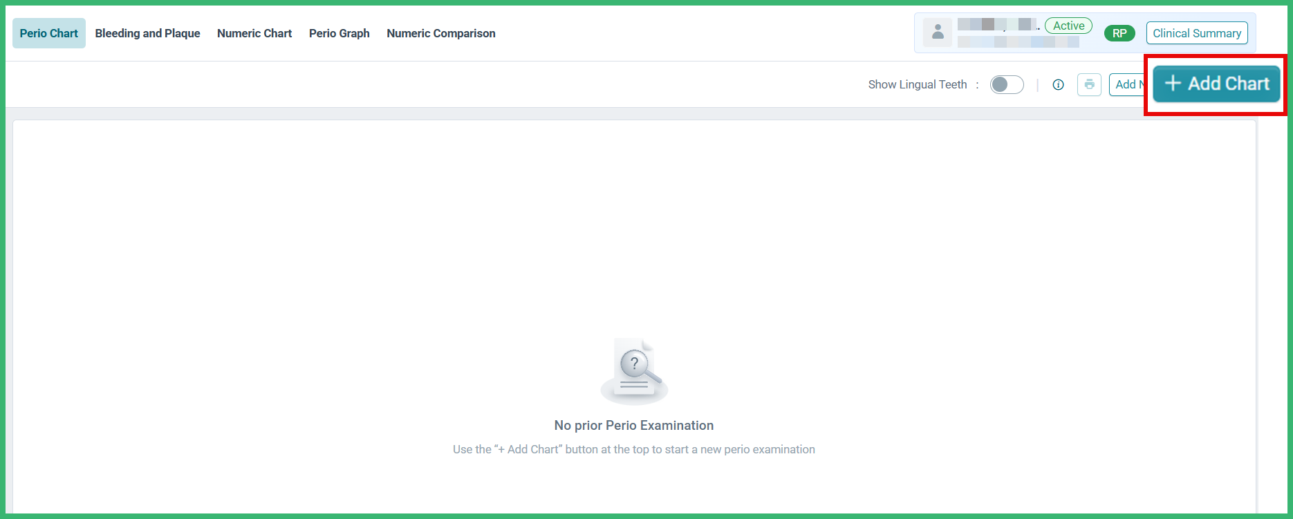 Create a Perio Chart – CareStack