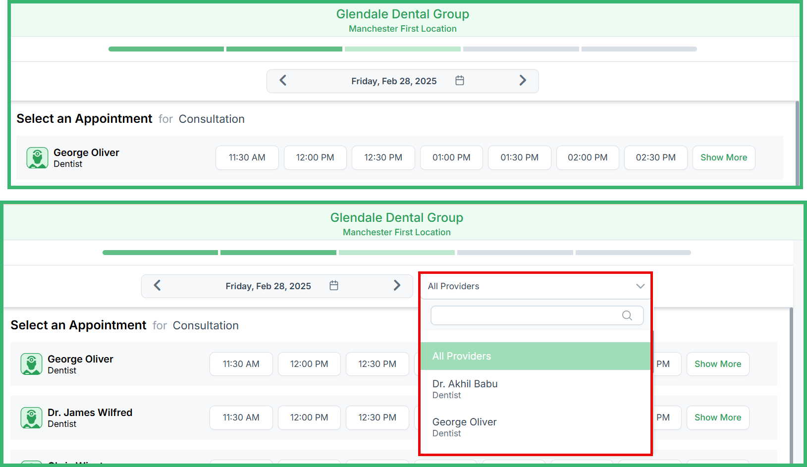 Manage Online Appointment Portal – CareStack