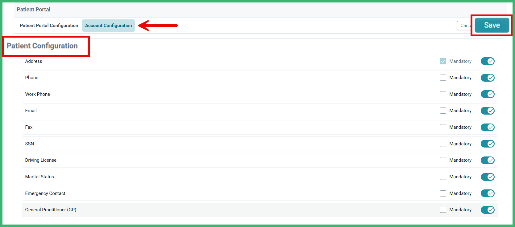 Overview of Patient Portal Configuration, Account Configuration and ...