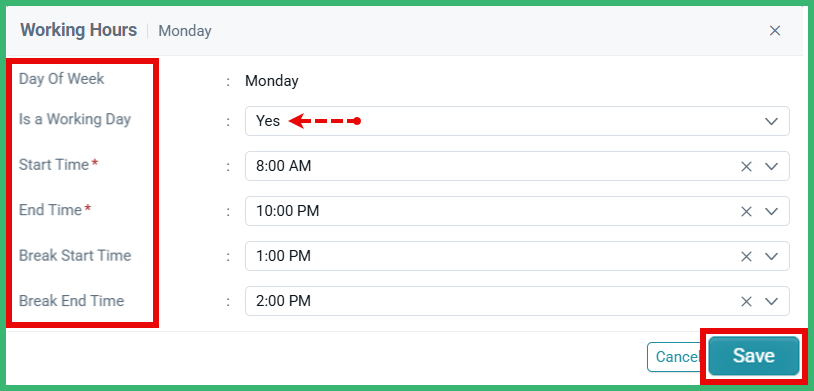 Configure Account and Location Level Working Hours on the Scheduler – CareStack