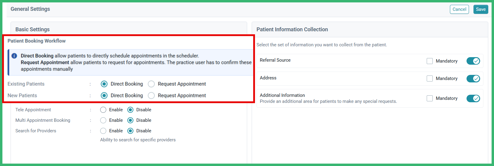 Manage Online Appointment Portal – CareStack