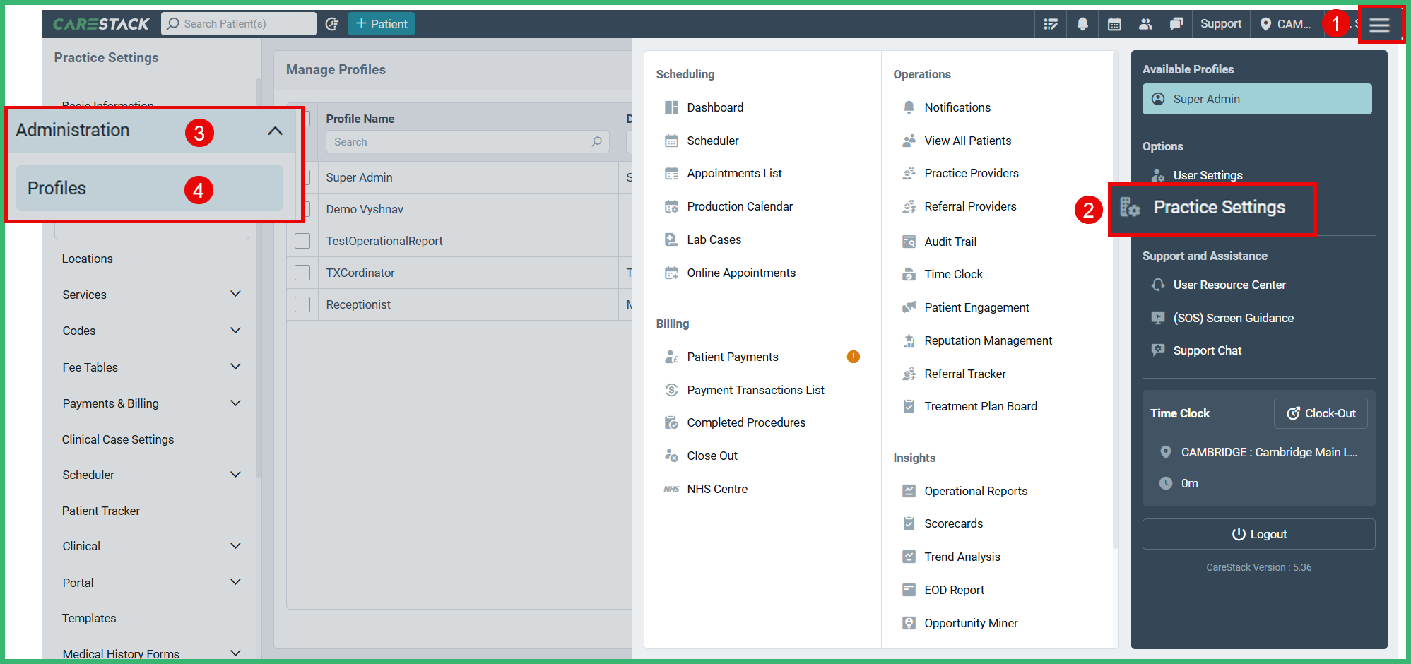 Generate Revenue Reconciliation Report – CareStack