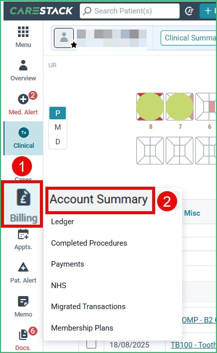 Mark Treatments as Complete and Charge Codes – CareStack