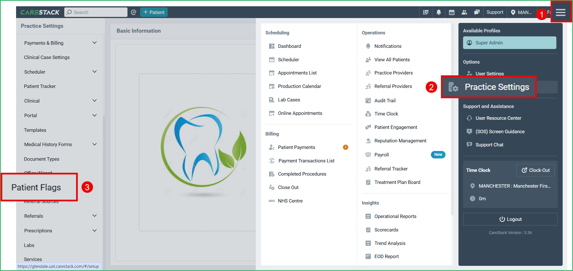 Set Up Patient Flags – CareStack