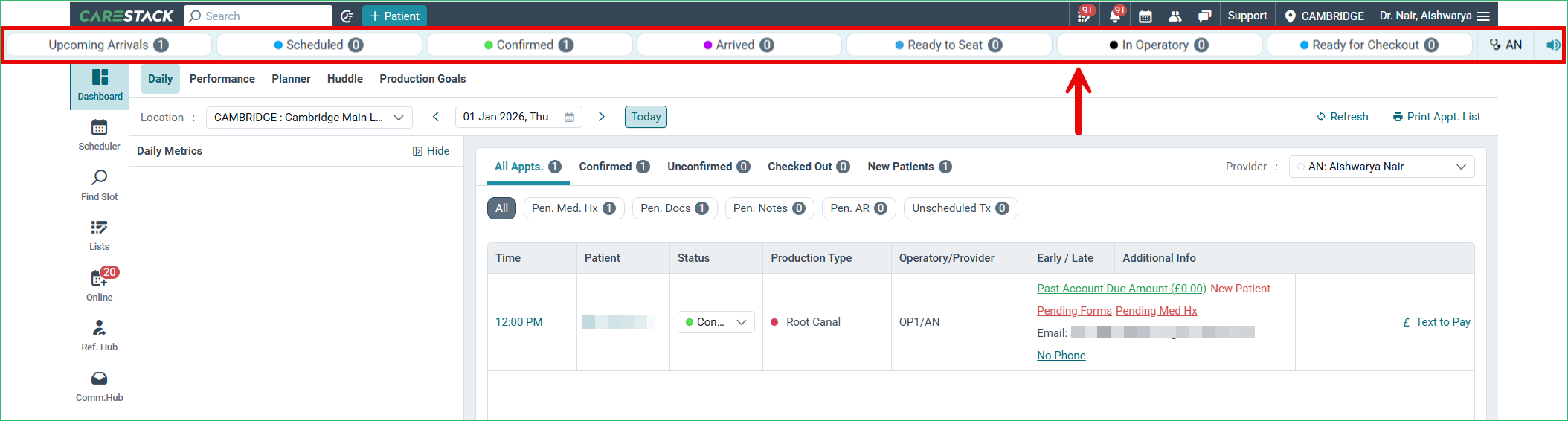 Explore the Patient Tracker Compressed View – CareStack