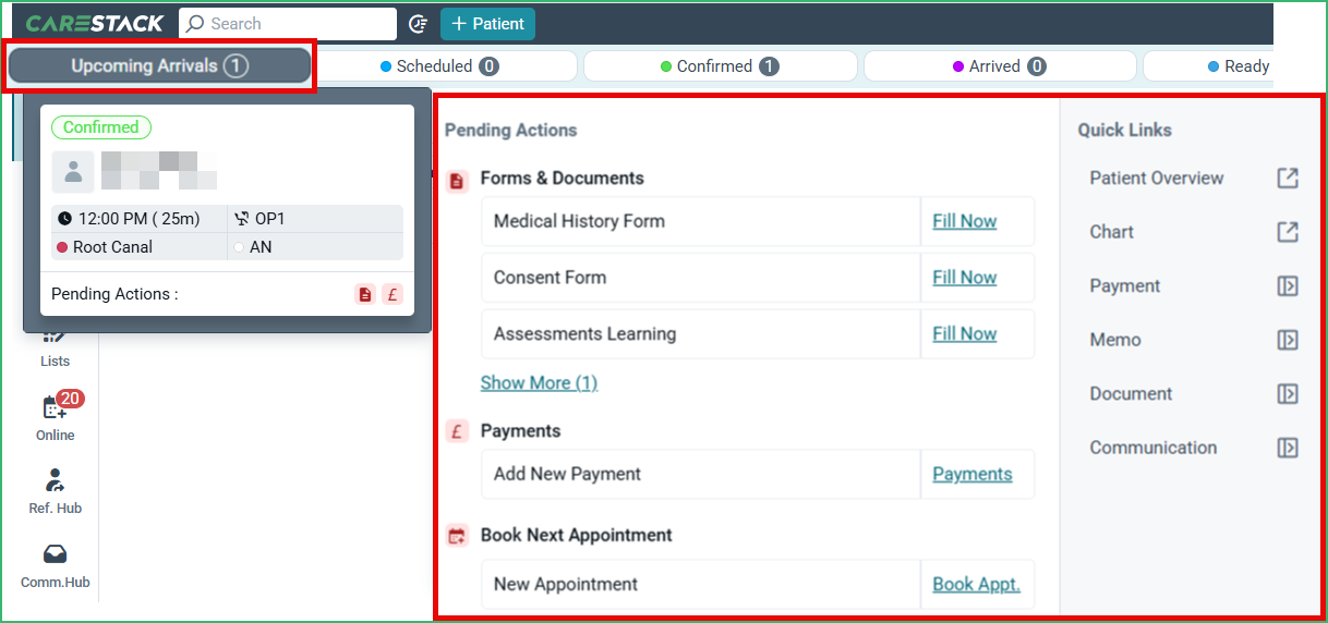 Explore the Patient Tracker Compressed View – CareStack