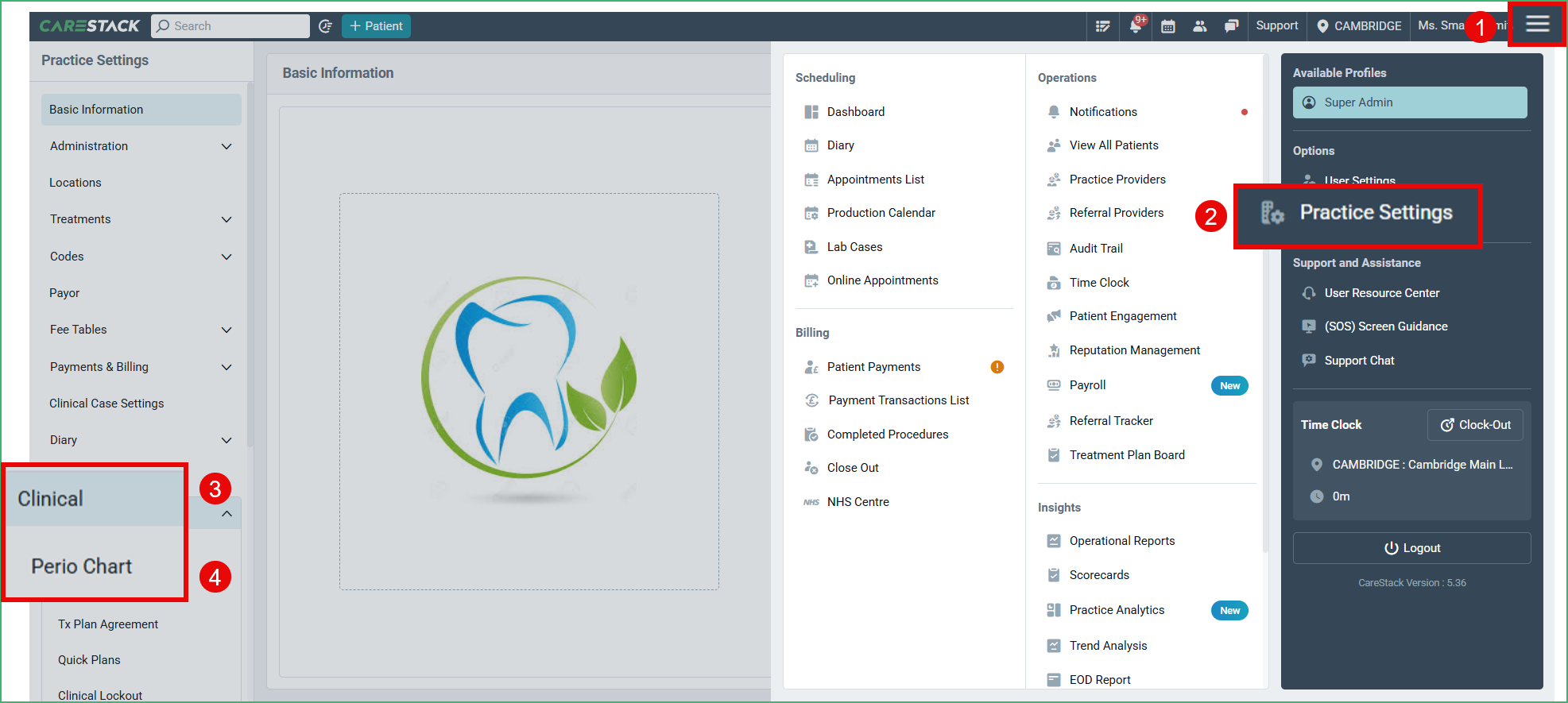 Explore the Different Options in Perio Chart & Perio Chart Settings ...