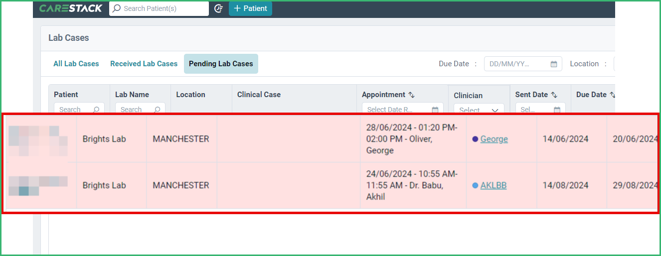 Add & Manage Lab Cases – CareStack