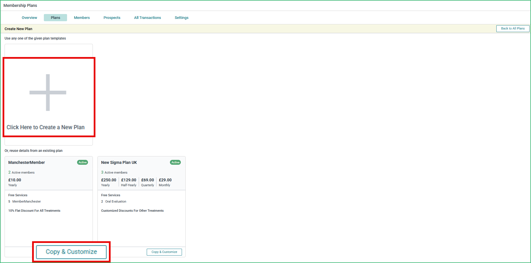 Create a New Membership Plan on CS Membership Portal – CareStack