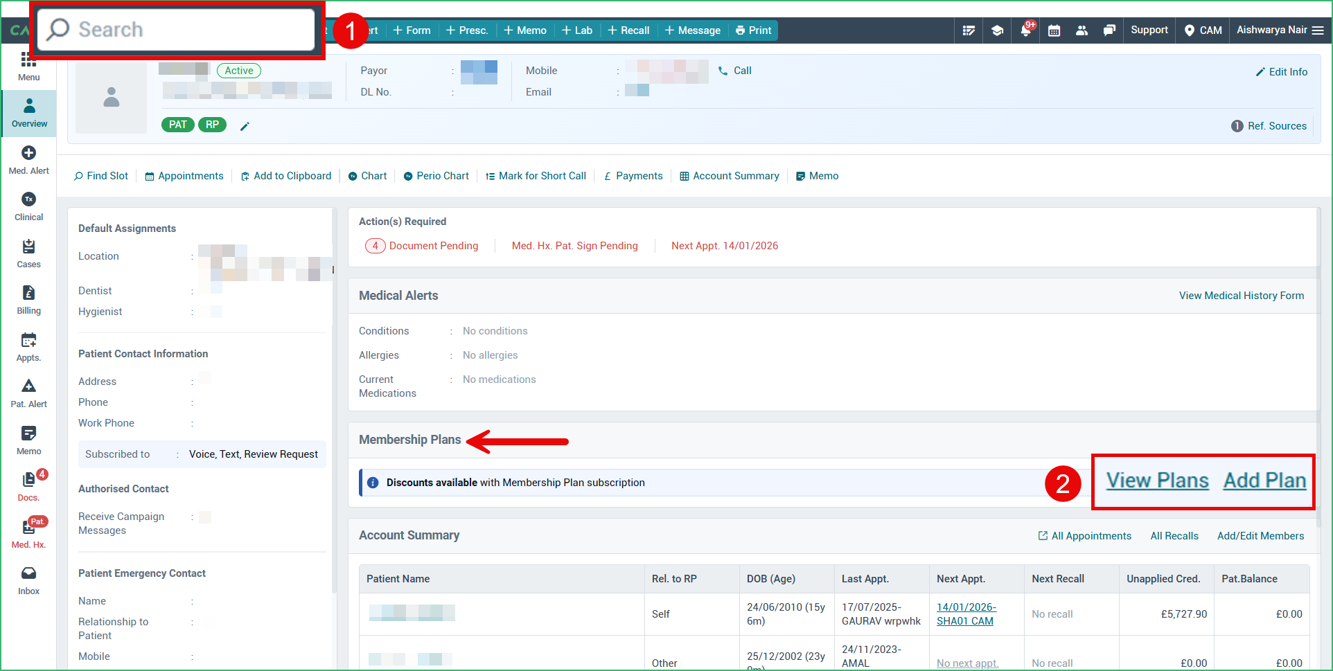 Sign Up a Patient on CS Membership – CareStack